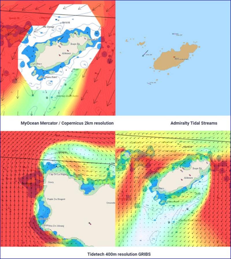 Tidetech detail compared with alternative sources