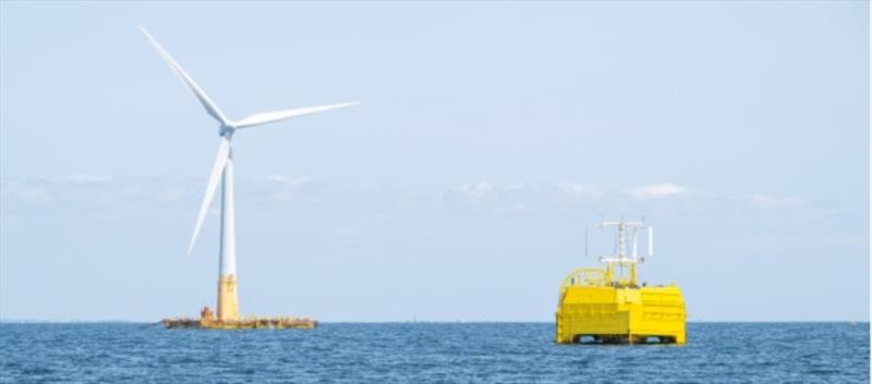 Right: Sealhyfe, an offshore hydrogen production pilot (Lhyfe) equipped ...