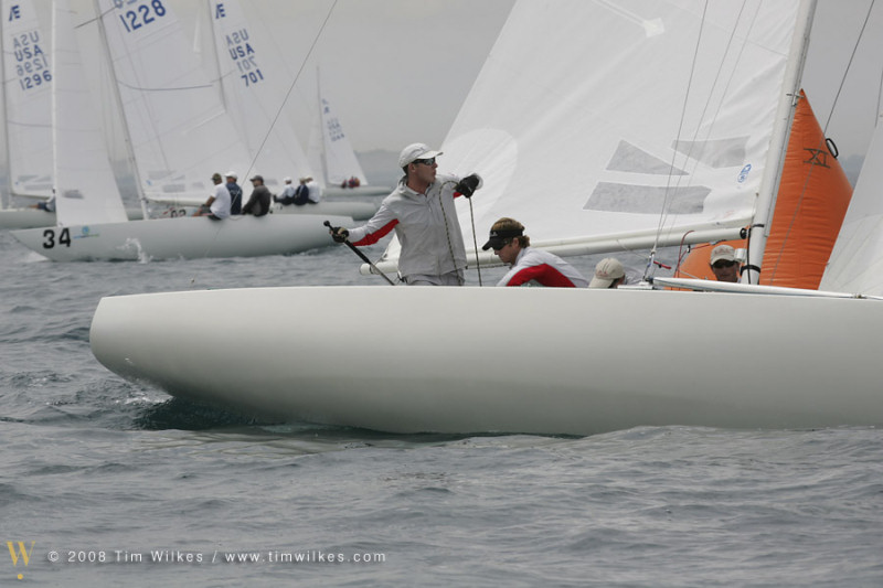 Bill Hardesty's team dominate on day two of the Etchells worlds