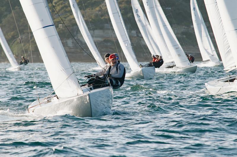 Sheeting on in the Etchells with North Sails