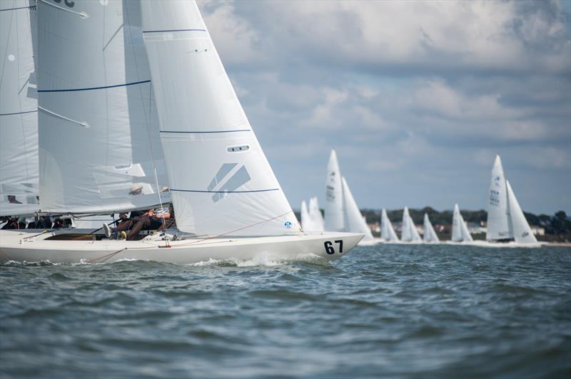 2022 International Etchells Class Pre-Worlds at Cowes day 2