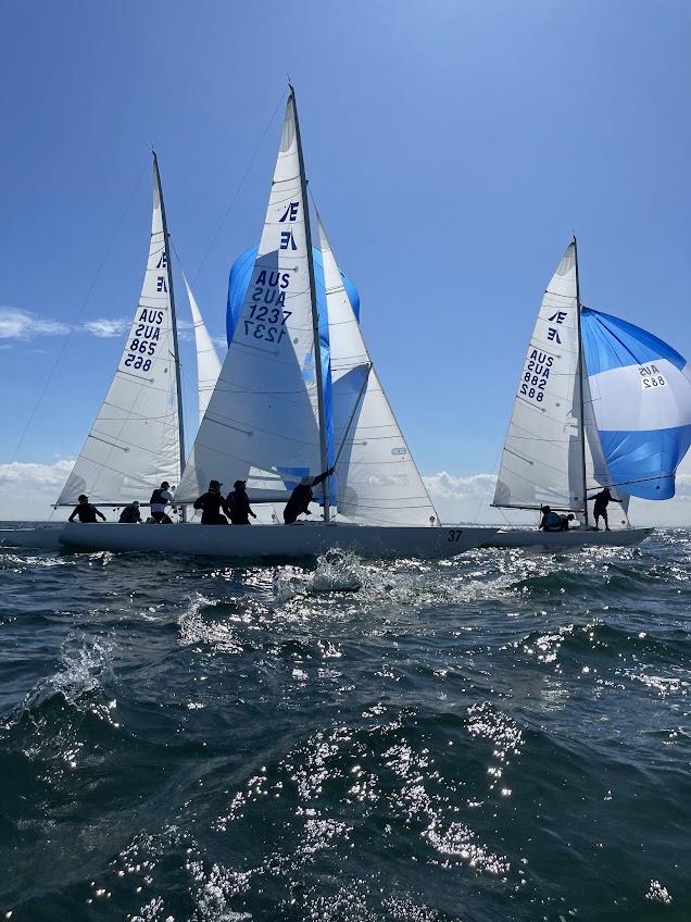 Tight top mark roundings on day one of the Etchells Victorian State ...