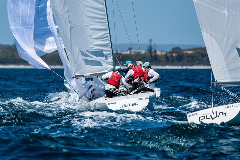 the 2024 Bill Steele Regatta in Fremantle Day 1