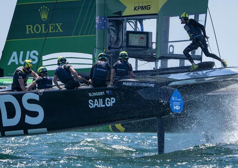 Australia claims podium finish in SailGP season opener as Glen Ashby ...