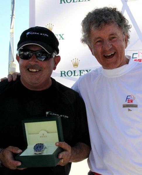 Jeff Janov of Dark Star receives Rolex Submariner timepiece from Farr ...