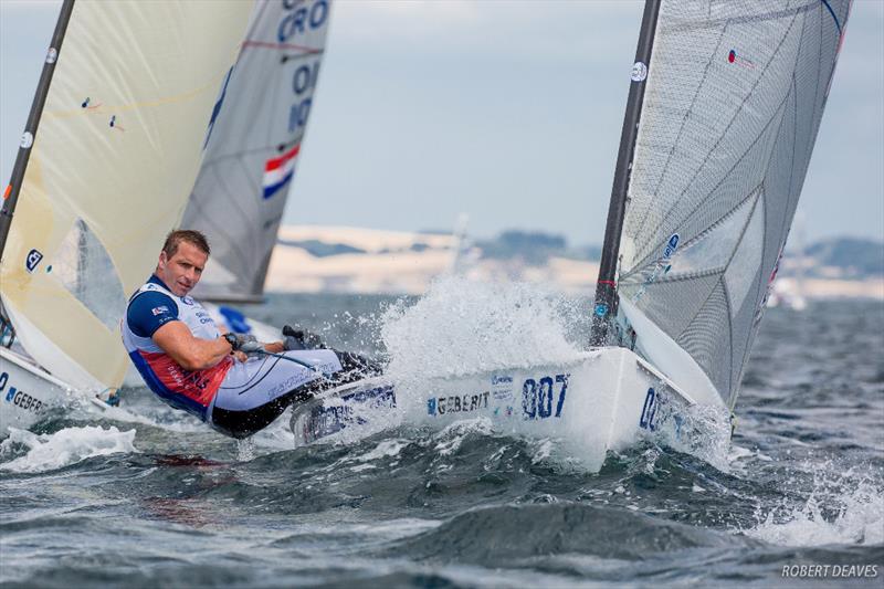 Finn class at the Hempel Sailing World Championships Aarhus - Day 3