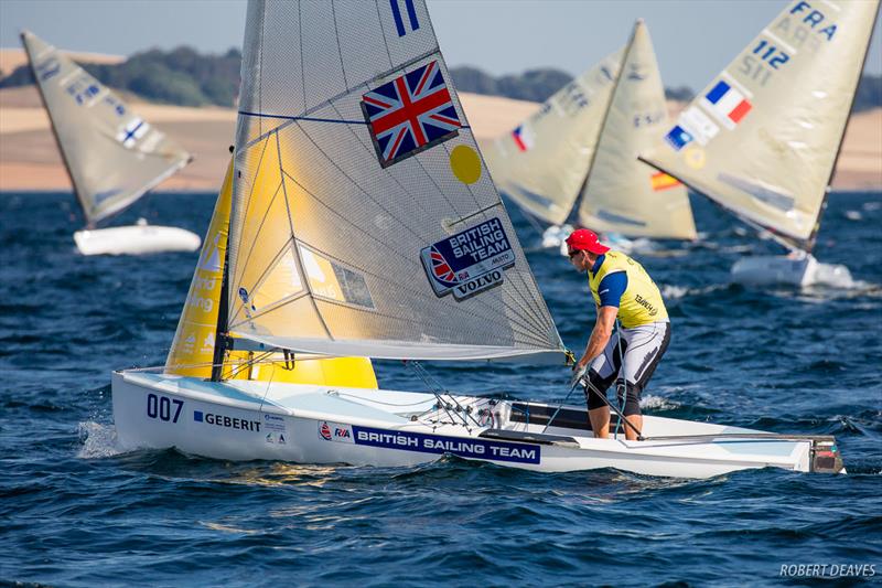 Finn class at the Hempel Sailing World Championships Aarhus - Day 5