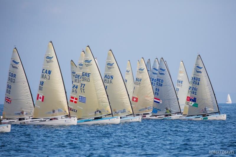 Finn class at World Cup Series Hyères Day 5: Four way fight for Finn gold