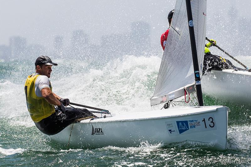 Josh Junior (NZL) - Day 6 - Finn Gold Cup, Melbourne - Royal Brighton ...