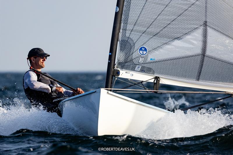Nick Craig, GBR on day 3 of the 2024 Finn Gold Cup