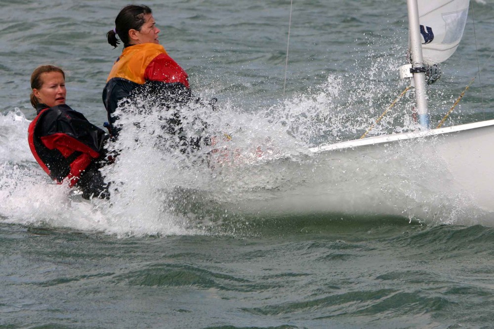 Great conditions for the Firefly Southern Areas sailed from Hamble