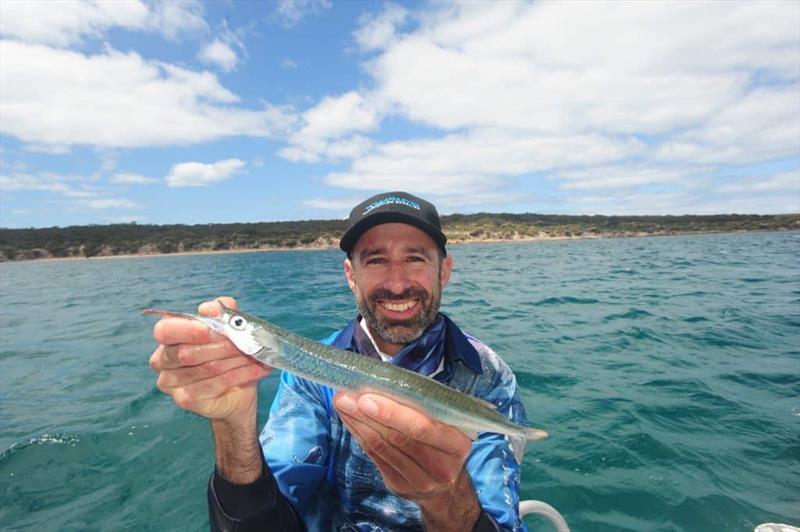 Jamie Crawford from Seamaster Port Lincoln targets southern garfish