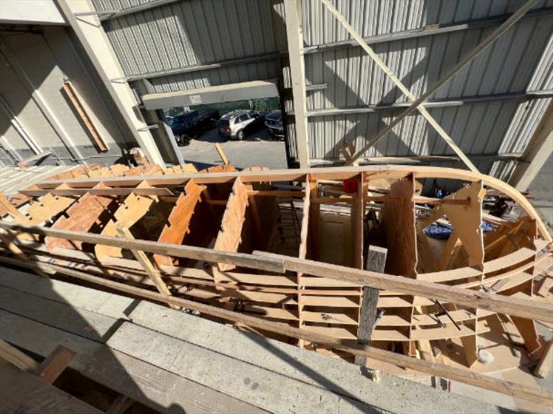 Hull #10 - Keel in the jig