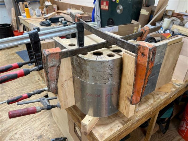 Hull #8 - Cockpit radius jig