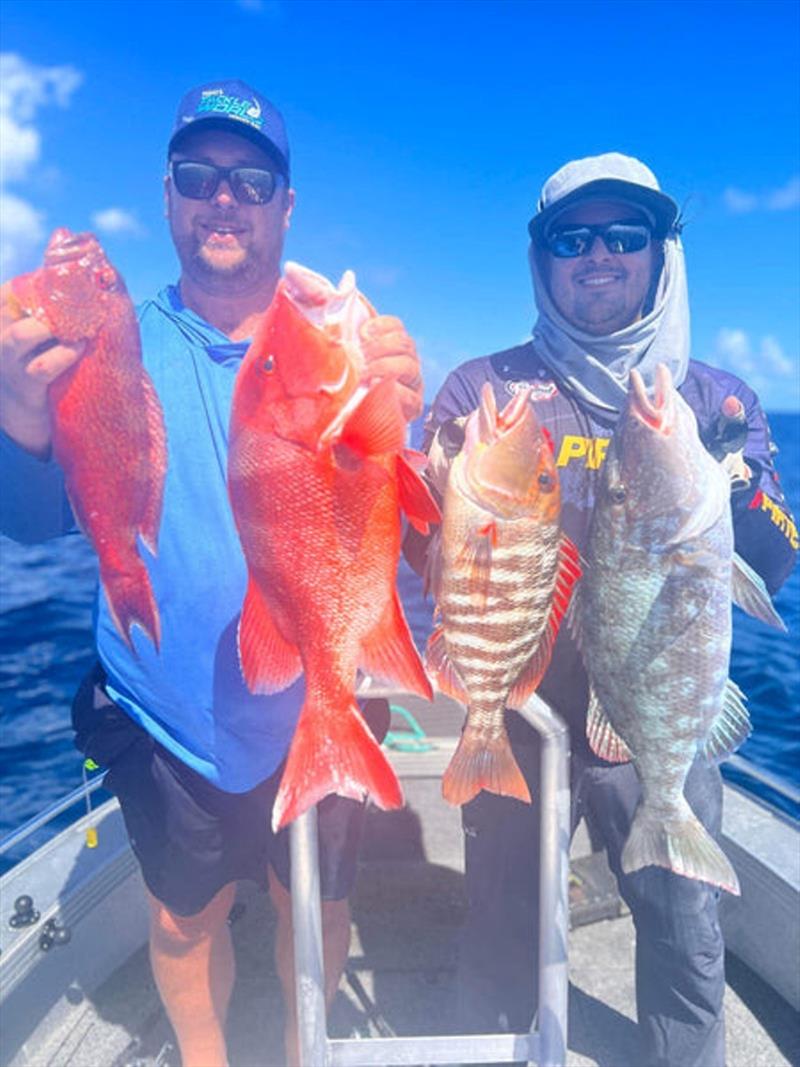 How is that for variety, a coronation trout, legal red, red throat and ...