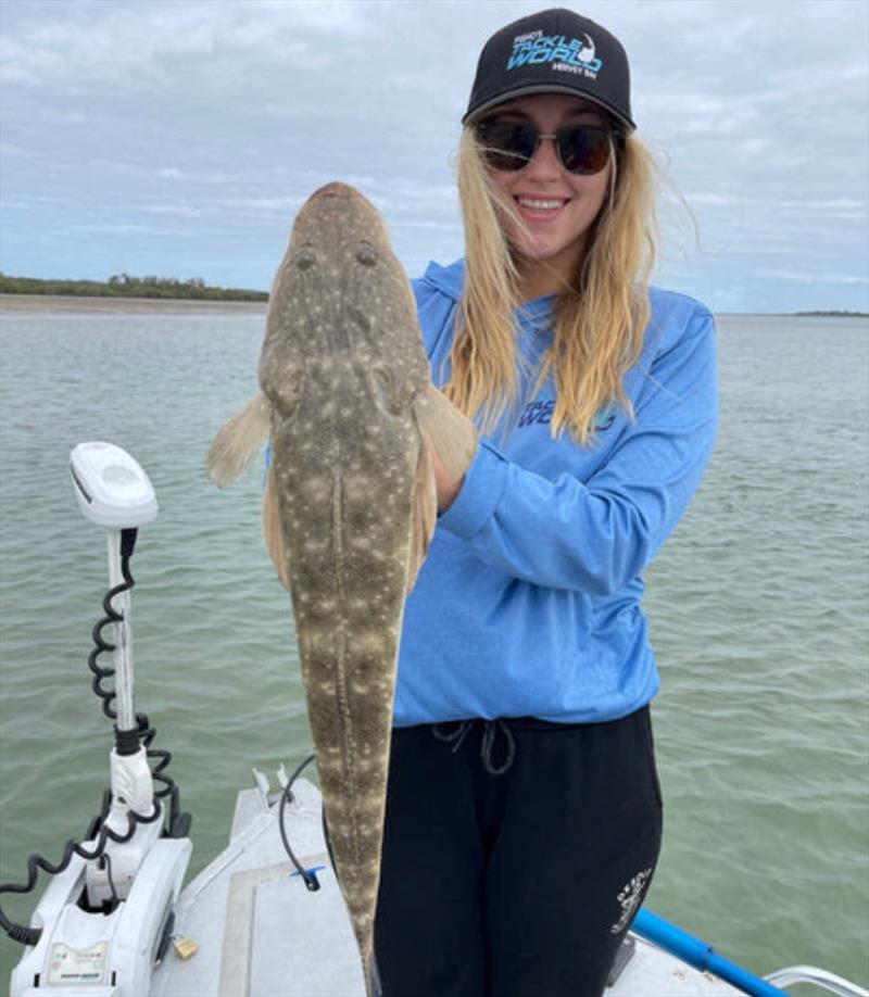 Christie with an average flattie from a day when they were virtually ...