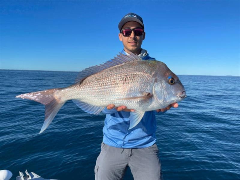 You can mix it up when the fish are on. Dane with a victim of the 5in ...