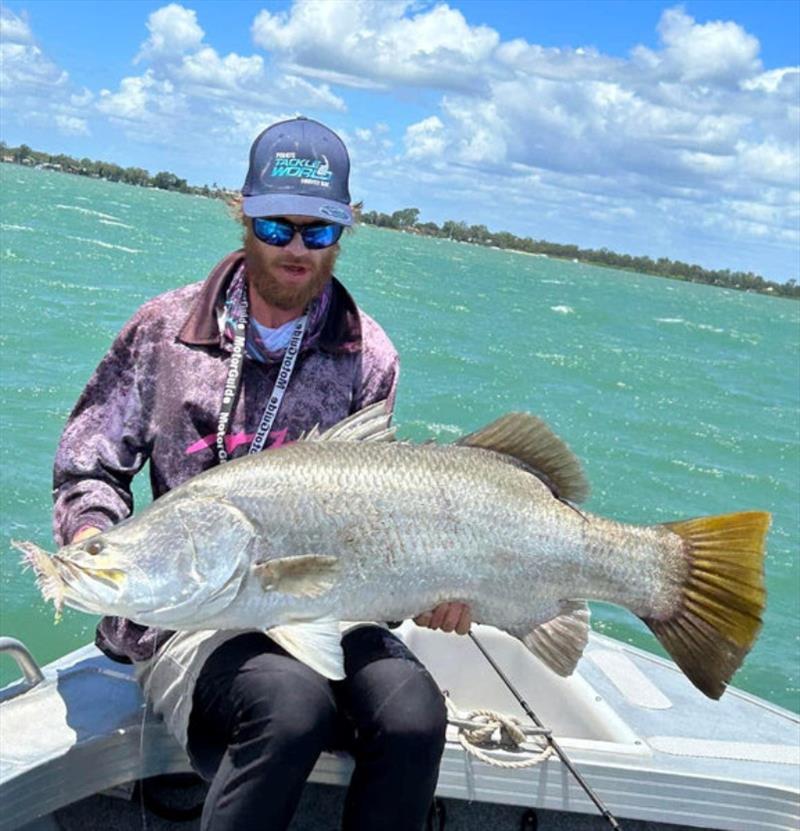 Barramundi fishing - The barra bite is on