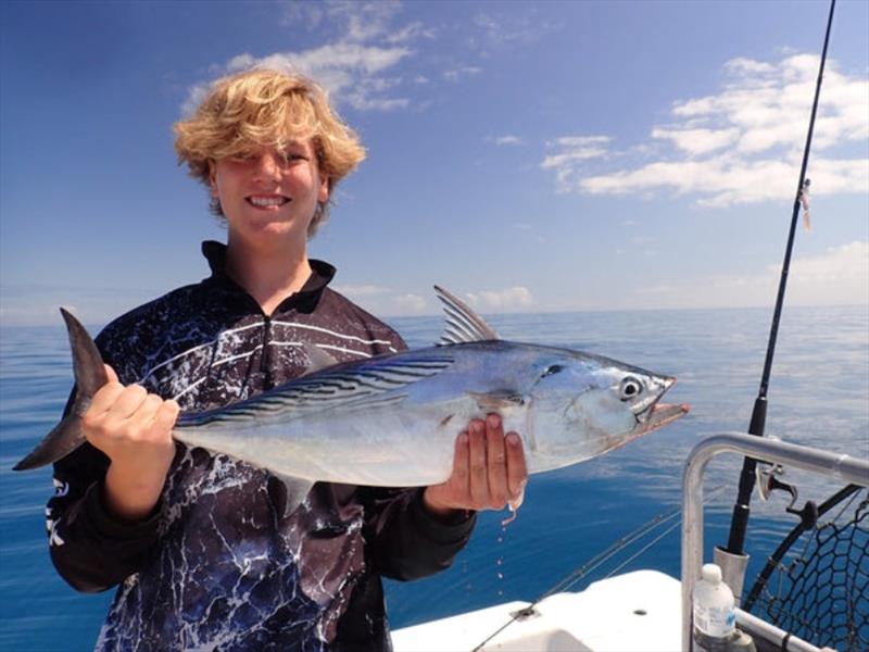 Keep an eye out for marlin around any surface feeding fish in the ...