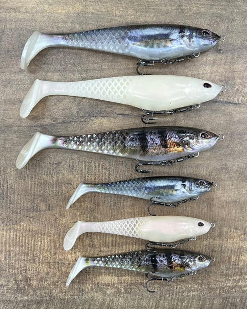 We just landed some of Berkley's new Powerbait Cullshads in both 6in ...