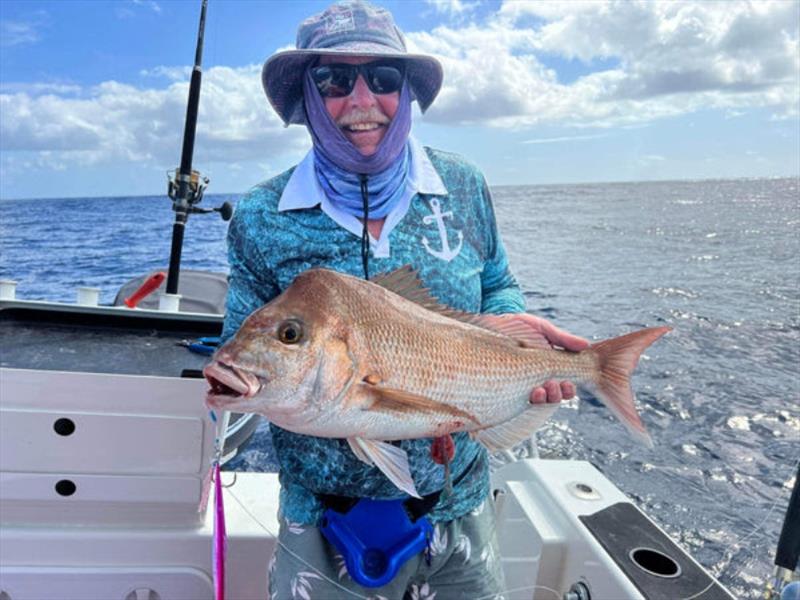 Al jigged up this beaut snapper recently. When they depart the bay ...
