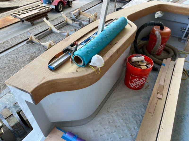 Hull #8 - Transom fish box