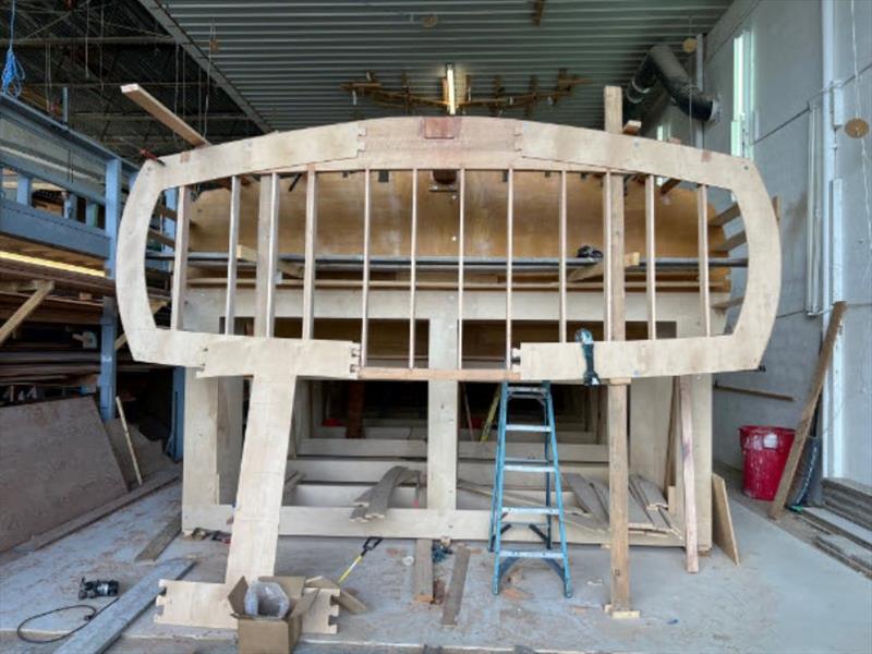Hull #11 - Transom up
