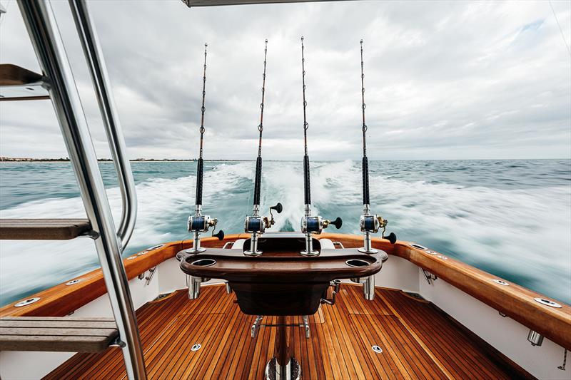 43-foot Gameboat cockpit