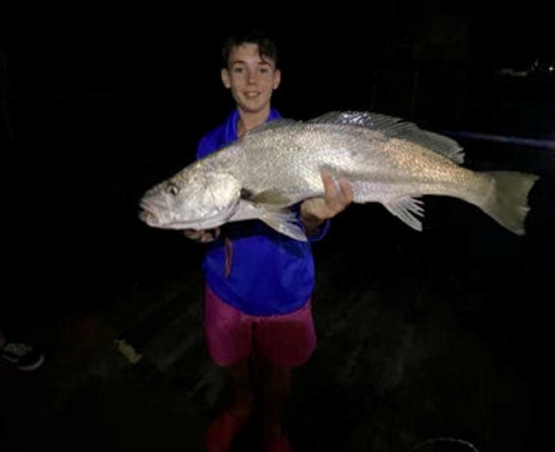 Jimmy Muldoon can be justifiably proud of this night-caught local jewfish