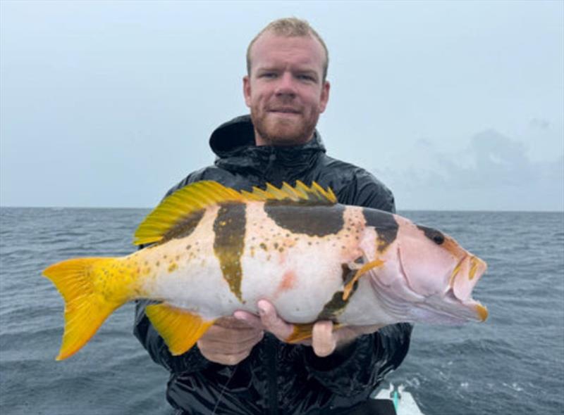 Now that's a good-looking fish. Andrew scored this beaut chinese ...