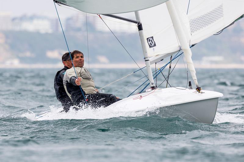 Shane MacCarthy and Nigel King during the Flying Fifteen Southerns at ...
