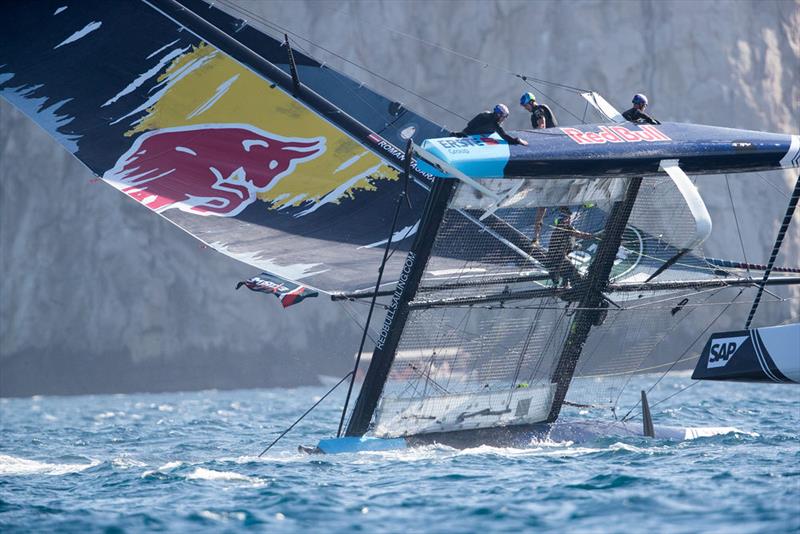 Red Bull Sailing Team almost capsized but made an impressive recovery ...