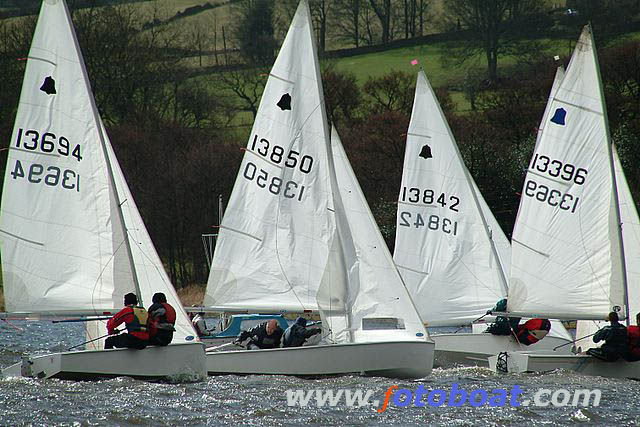 Action from the GP14 open at Combs SC