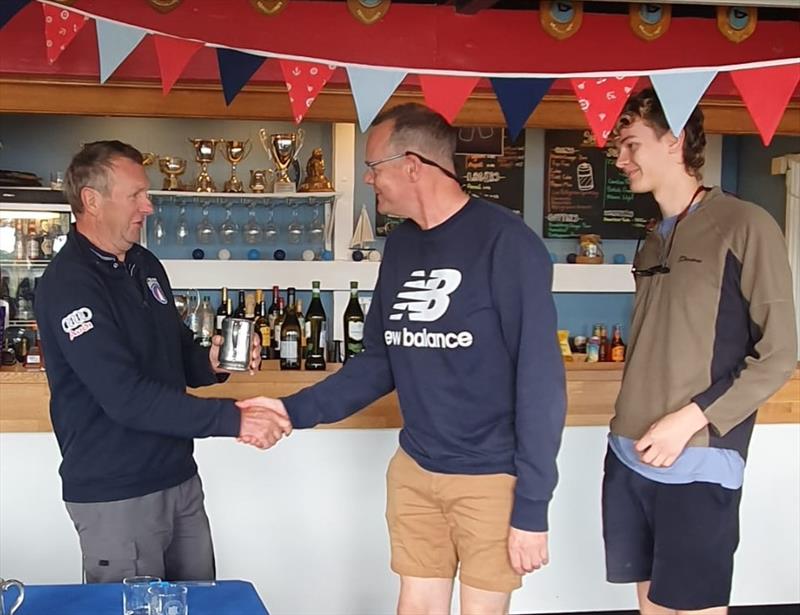 Budworth GP14 Open Bronze Fleet winners Chris & Angus Gill