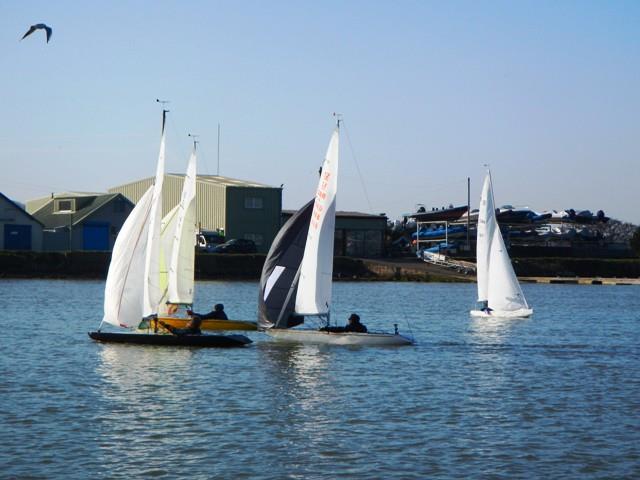 Rupert Holmes, Xander Shaw & Andy Blundell during the second race on ...