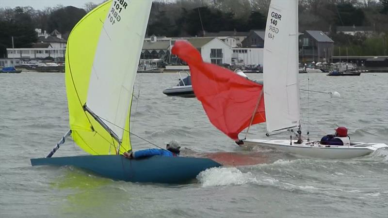Bembridge Illusion Flying Dutchman Trophy 2024 - Race 3 downwind