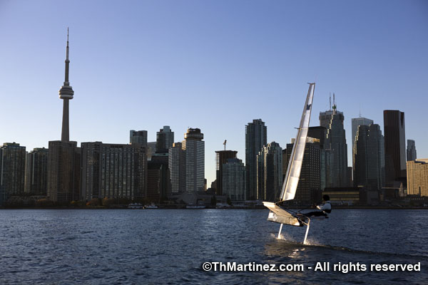Bora Gulari (USA) with his new wing moth in Toronto