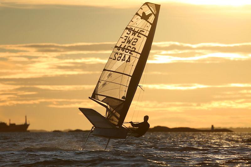 Doyle Sails Swedish Moth Nationals Exhibition Racing