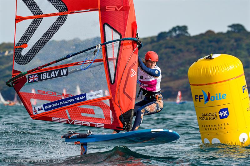 2022 iQFOiL World Championships at Brest, France - Day 2