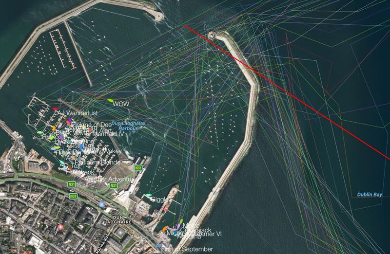 ISORA Race 8 - Lighthouse Race in Dublin Bay (harbour finish)