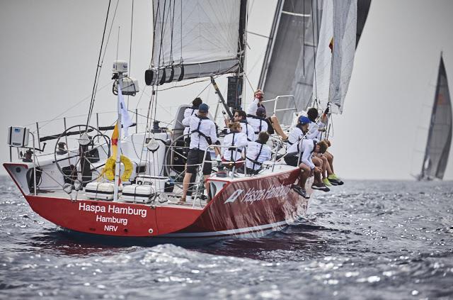 21-year old Max Gartner, skipper of Haspa Hamburg, JV 52. one of two ...