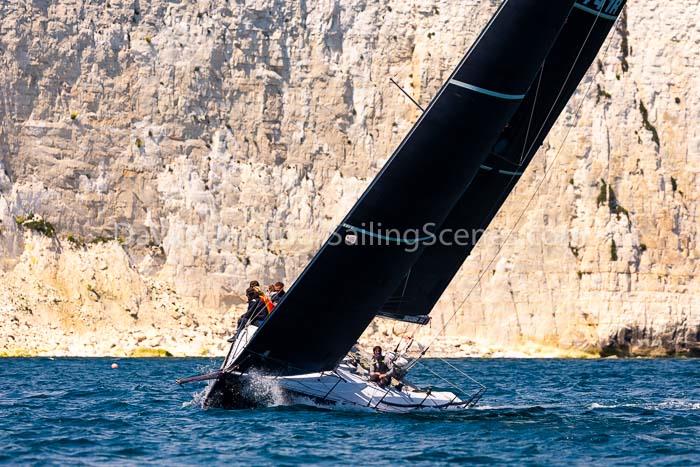Hooligan VII, GBR741R, Ker 40, during the 2019 RORC Myth of Malham Race