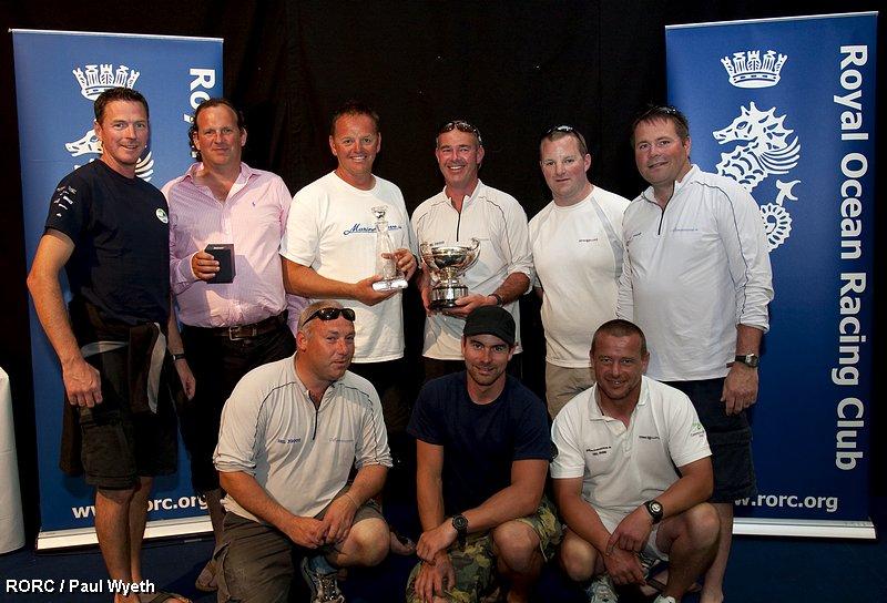 Trophy winners at the IRC National Championships 2010