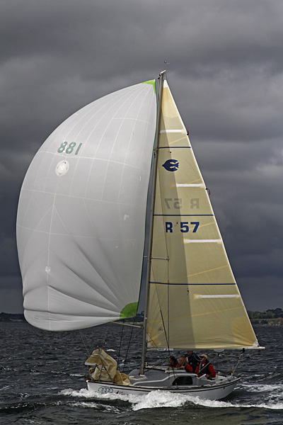 David Wallace and his Drambuie crew in the Bluebird division during the ...