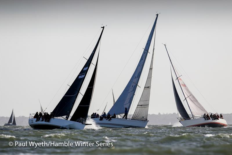 Jump 2 It, J99, Pure Attitude, With Alacrity during HYS Hamble Winter ...