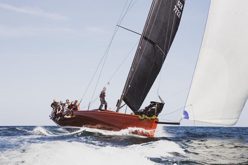 Elida, the wooden sailing yacht, launched