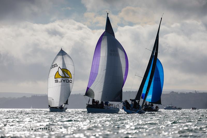 With Alacrity & Jam during 2022 Hamble Winter Series week 4