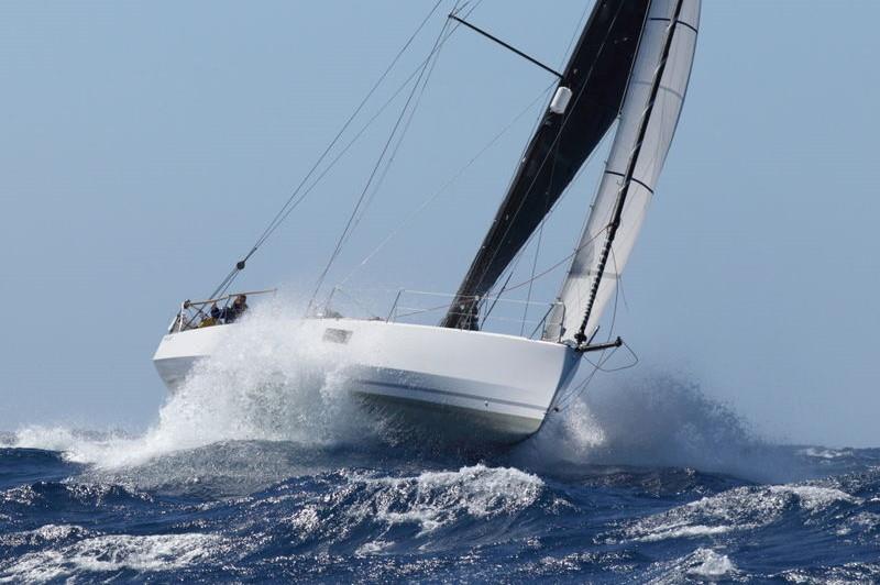 Winner of the 2021 ‘500' race, Alex Matthews and crew on ‘Jinja'