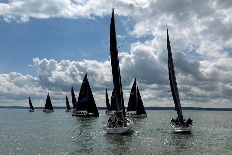 IRC 1 start during the Warsash Spring Championships Second Weekend