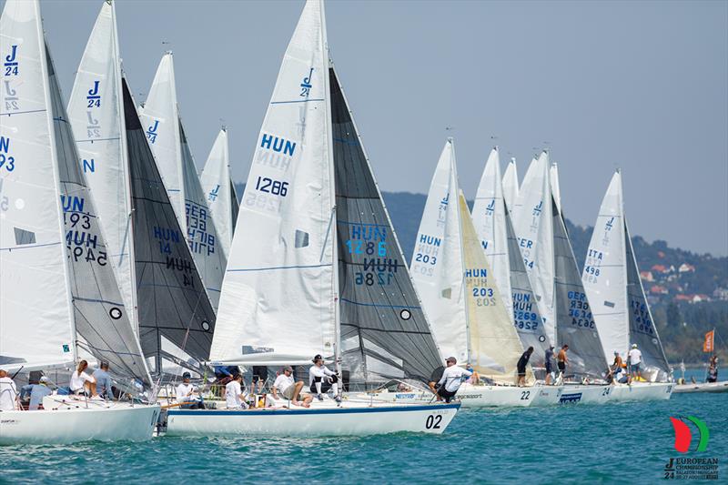 J24 European Championship at Balatonfüredi Yacht Club, Hungary - Day 2